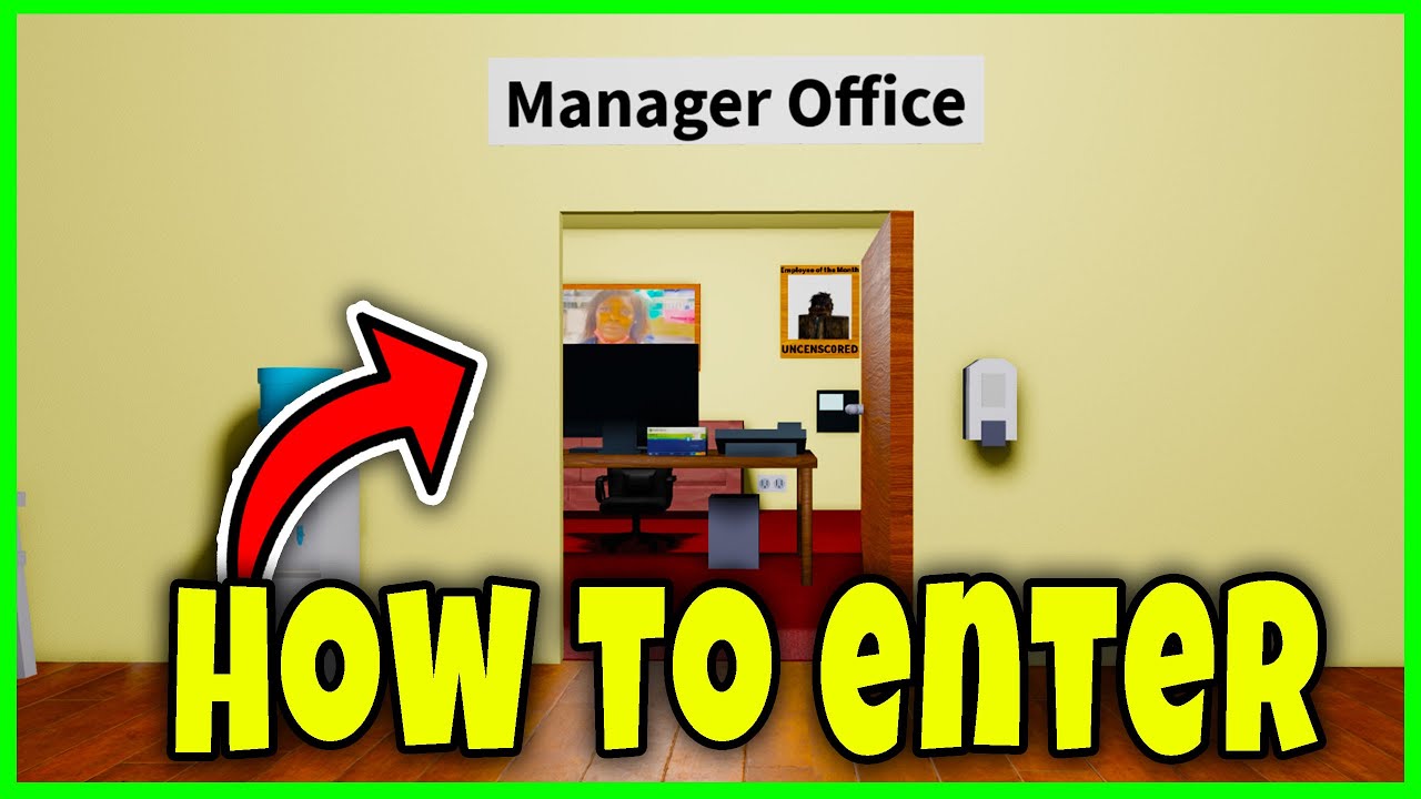 MANAGER OFFICE - HOW TO ENTER [CNA SIMULATOR] - Roblox - YouTube