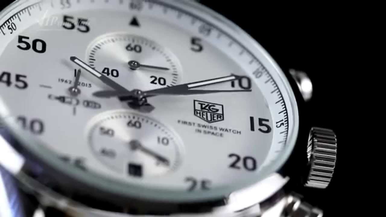 TAG Heuer 'Carrera Calibre 1887 SpaceX обзор - YouTube