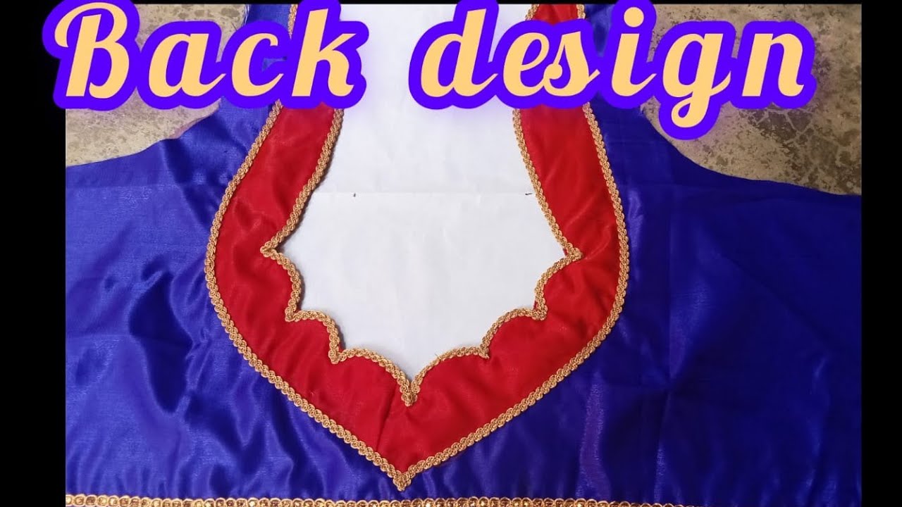 beautiful back design!!!!.... - YouTube