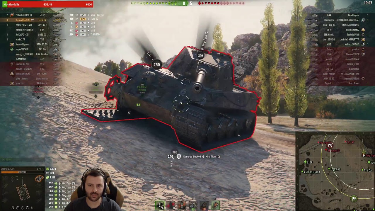 World of Tanks - E75 TS 3 Gun Marks - YouTube
