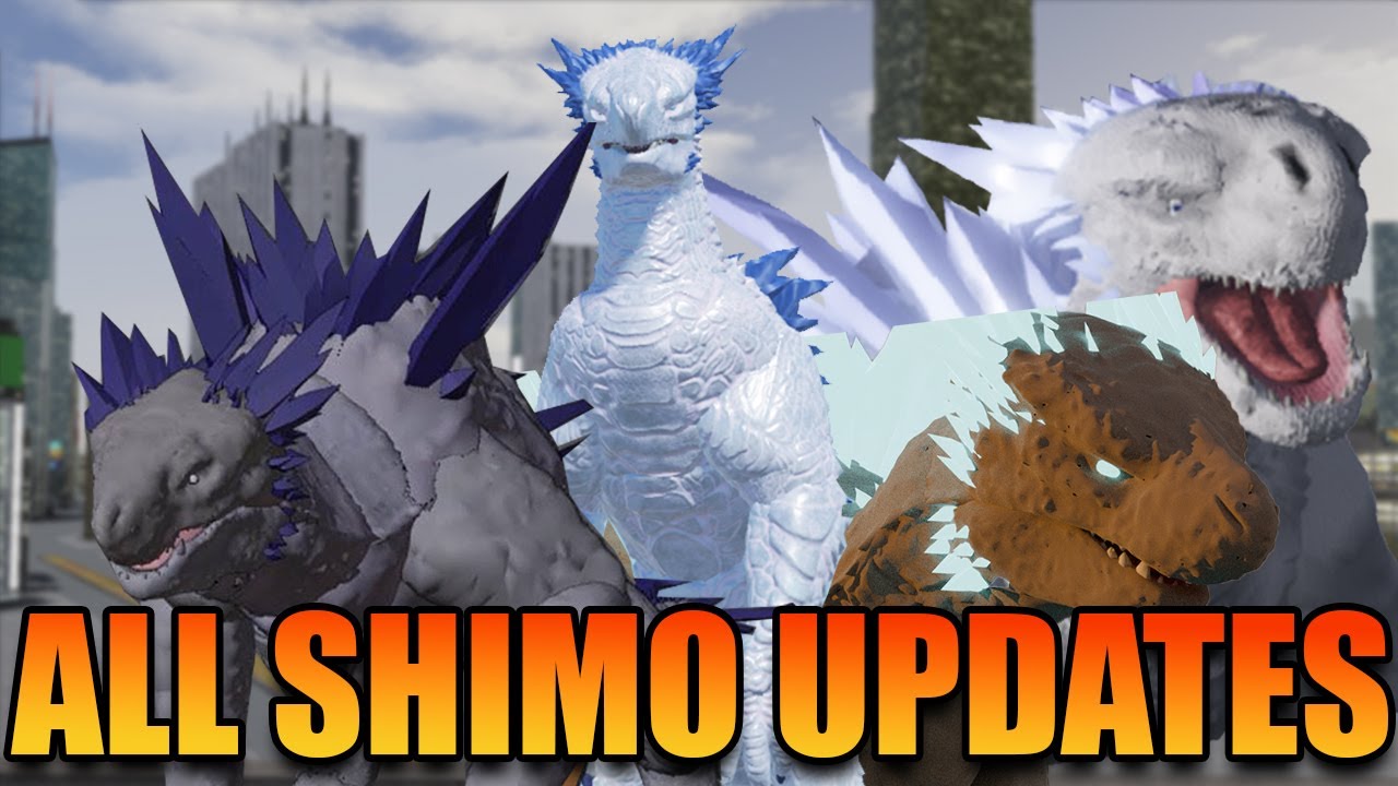 ALL SHIMO UPDATES FROM DIFFERENT KAIJU GAME - YouTube