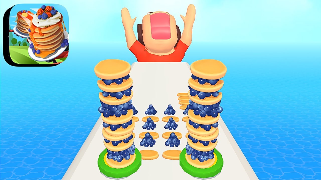 Pancake Run - All Levels Gameplay Android,ios (Levels 496-499) - YouTube