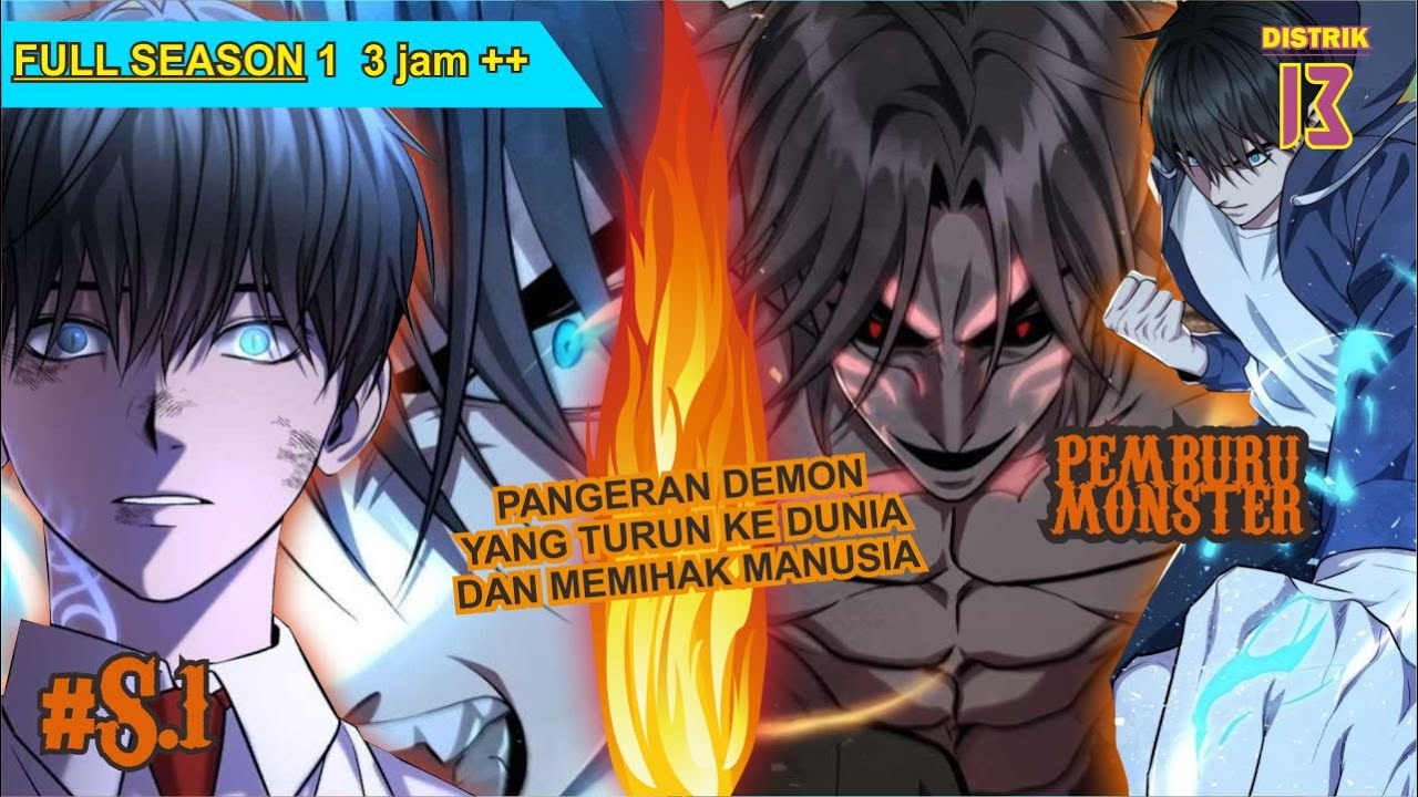 ALUR CERITA KOMIK PEMBURU MONSTER | MARATHON 1-11 | KETIKA PANGERAN ...