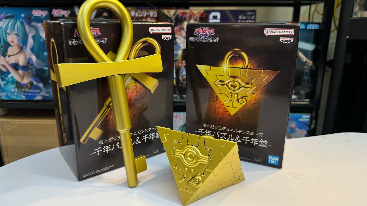 ⚡️ Unboxing ⚡️ MILLENNIUM PUZZLE & KEY - YU-GI-OH! DUEL MONSTERS ...