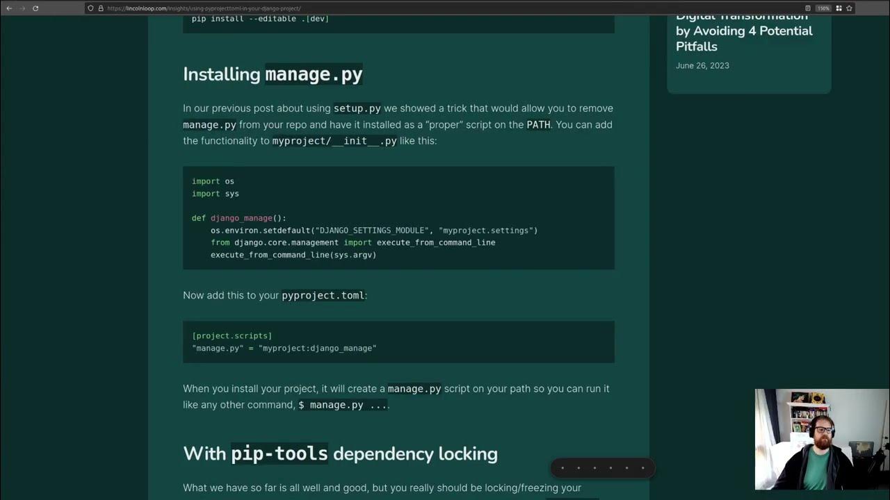 Episode 275 - Python & JavaScript - Web development - Building NearBeach an open source project ...