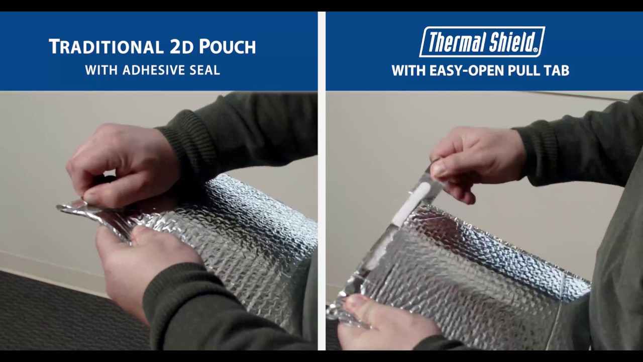 Thermal Shield® Packaging Easy-Open Pull Tab - YouTube