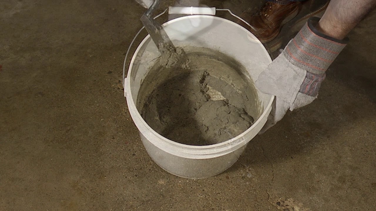 TCC Materials - How to Repair Deep Blemishes in Concrete - YouTube