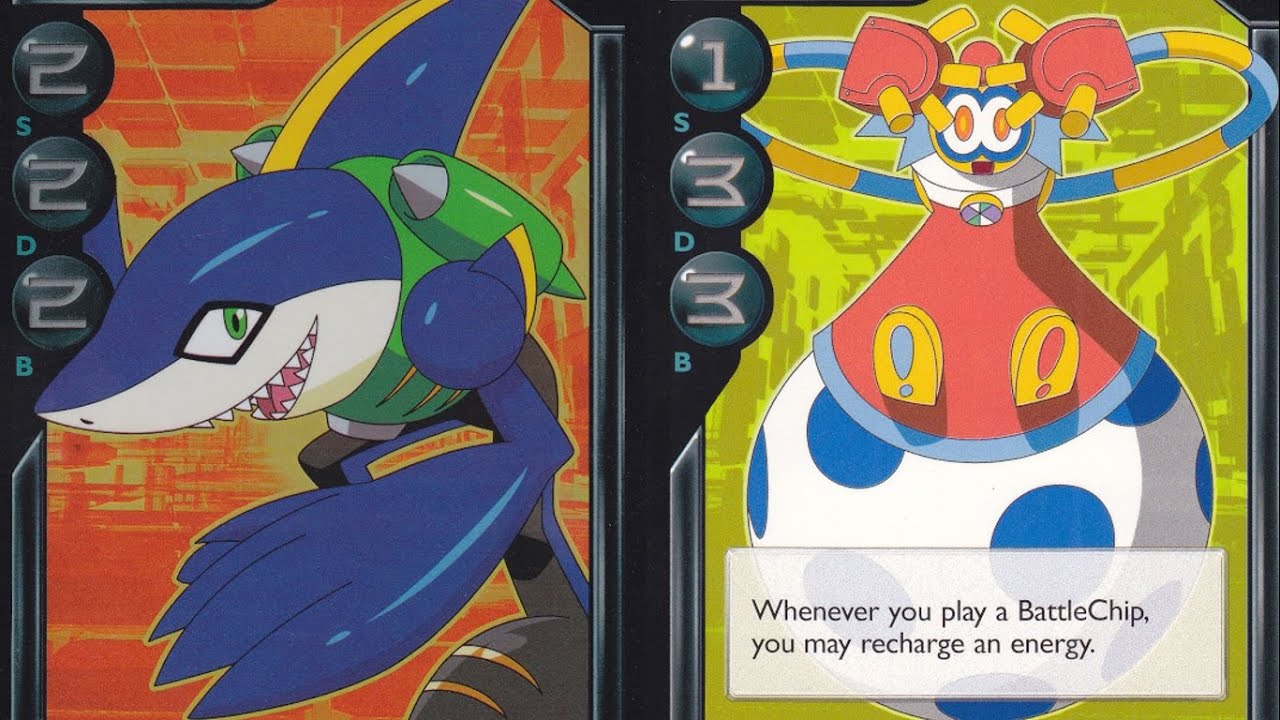 Sharkman vs WackoMan (balde)- Megaman TCG no Battle Network - YouTube