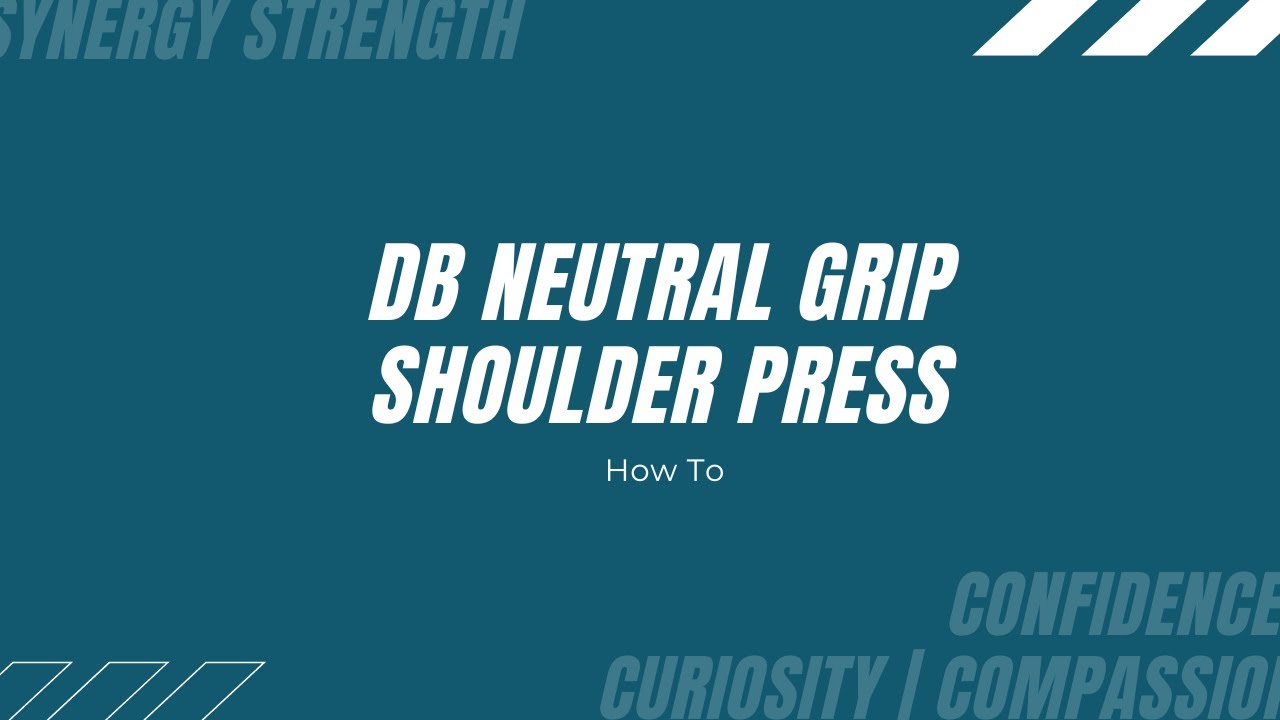 How To | DB Neutral Grip Shoulder Press - YouTube