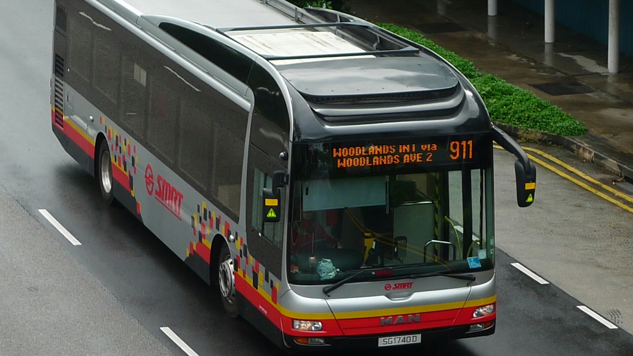SG51 Special: SMRT Bus Service 911, SMB1476P - YouTube
