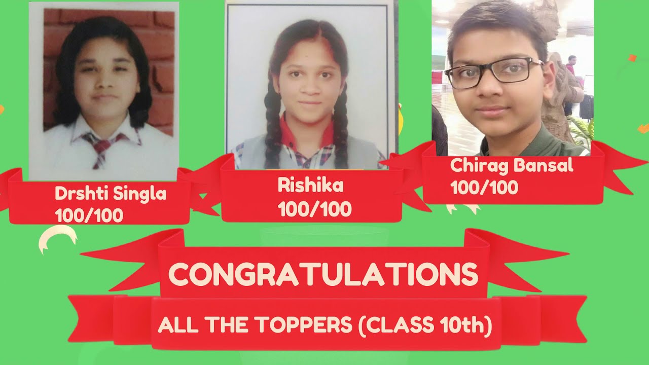 Amazing Class 10th Results | Congratulations to all the toppers ...