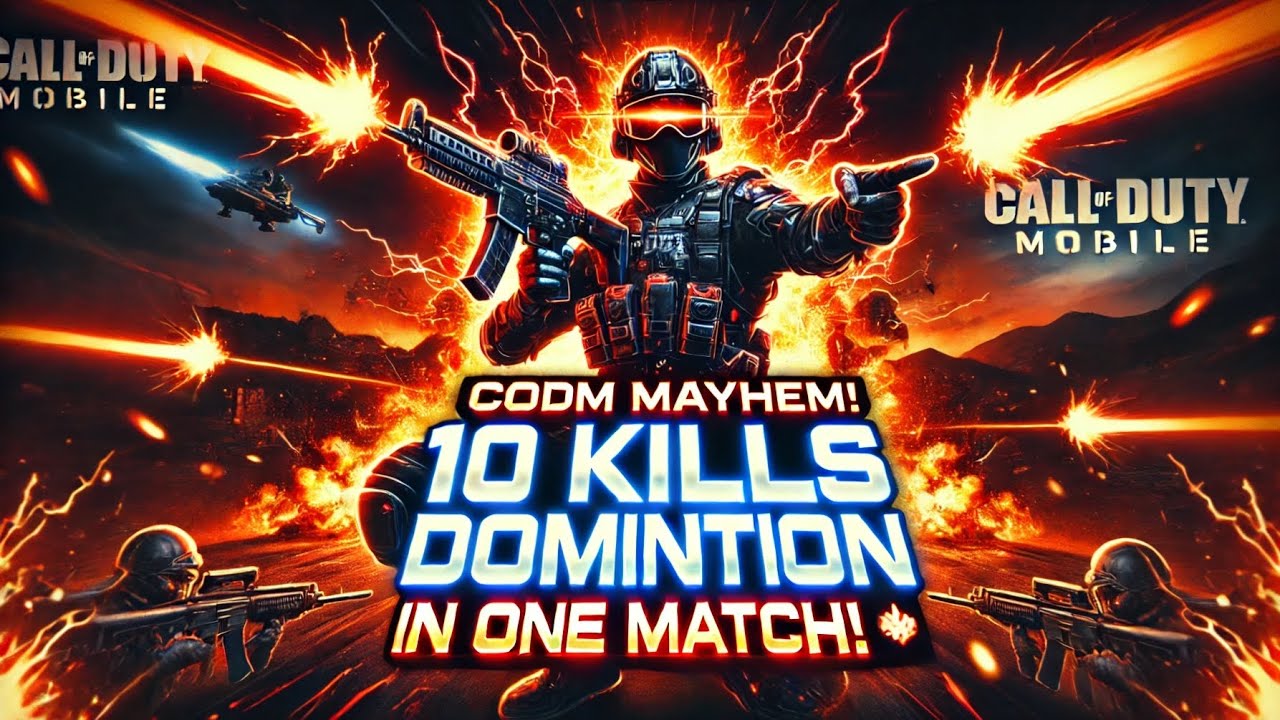 "🔥 CODM Mayhem! 10 Kills Domination in One Match! 🎯💥 | Call of Duty ...