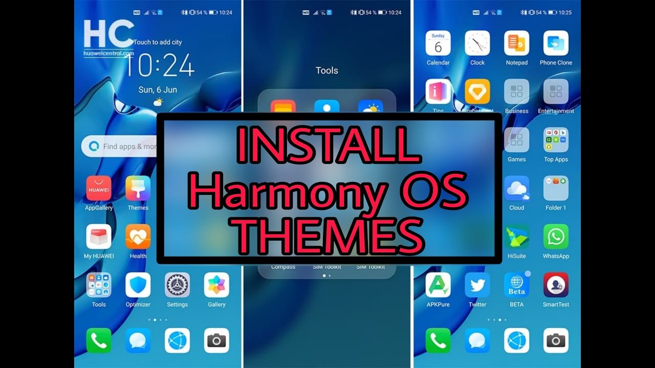 Install Harmony OS theme In all huawei Devices | 100% Working Method ...