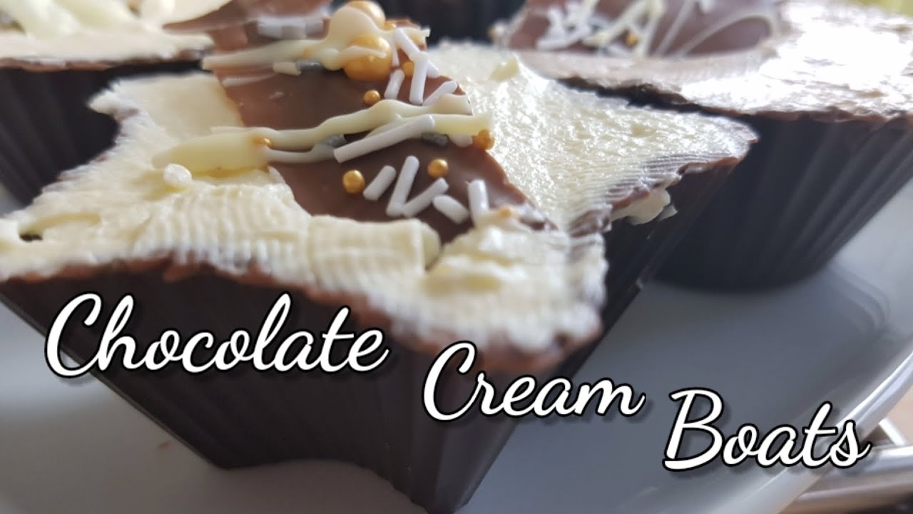 Chocolate Cream Boats - YouTube