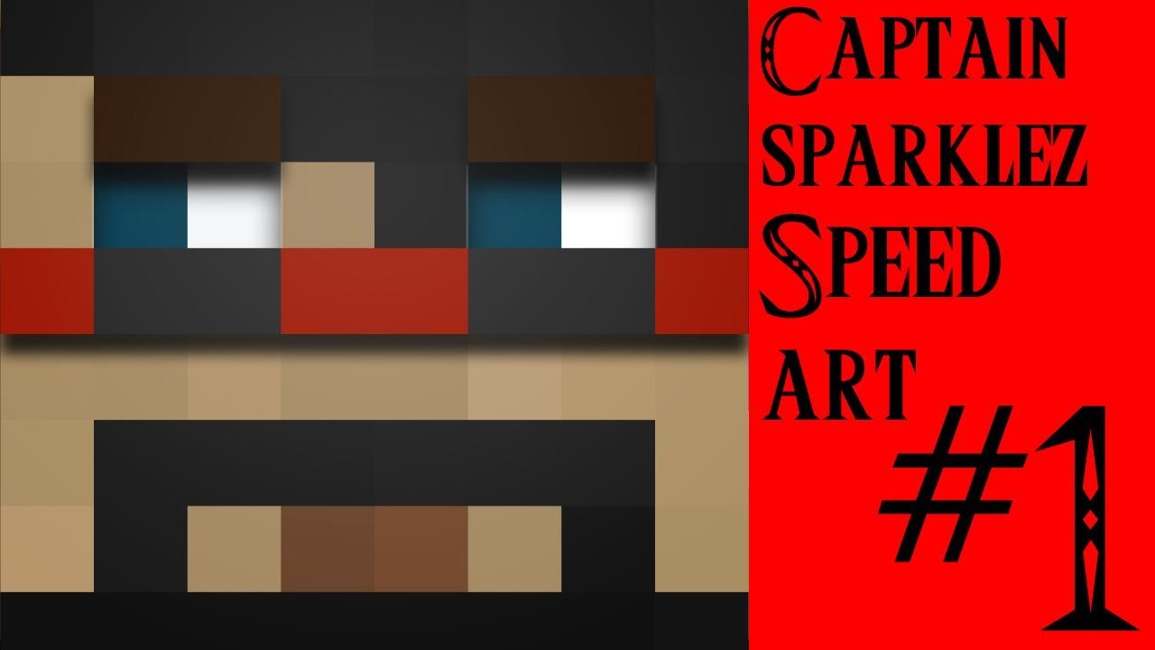 Captain Sparklez Speed Art #1 - YouTube