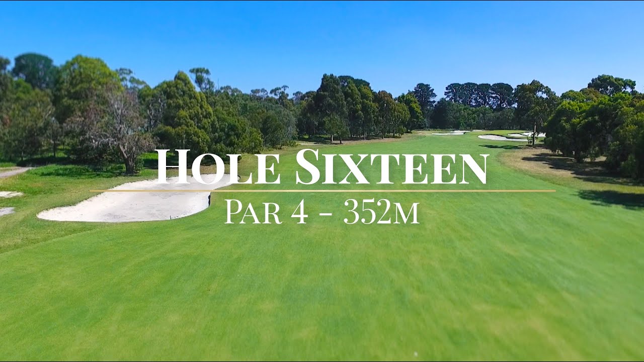 Cranbourne Golf Club Tour Hole 16 1080p 20mbps - YouTube