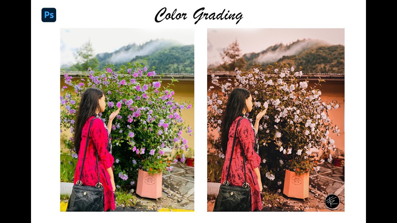 Learn How To Use Photoshop | Color Grading | Easy Tutorial | - YouTube