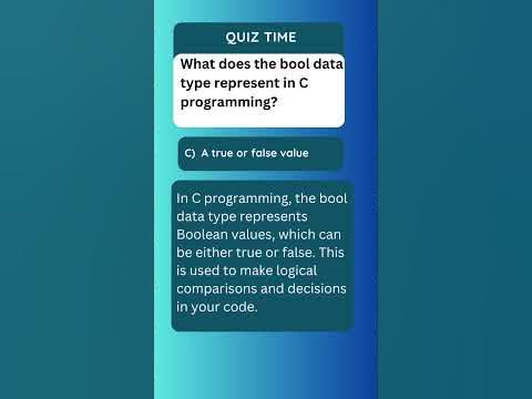 C programming basics.Detailed explanation in comments👉 #datatypes #quiz #cprogramming - YouTube