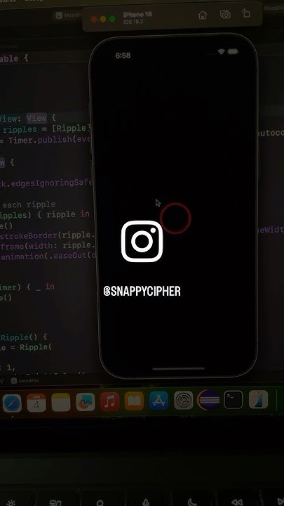 Mesmerizing Ripple Animation in SwiftUI 🌟 | Coding Creativity Unleashed #SwiftUI #CodingLife ...