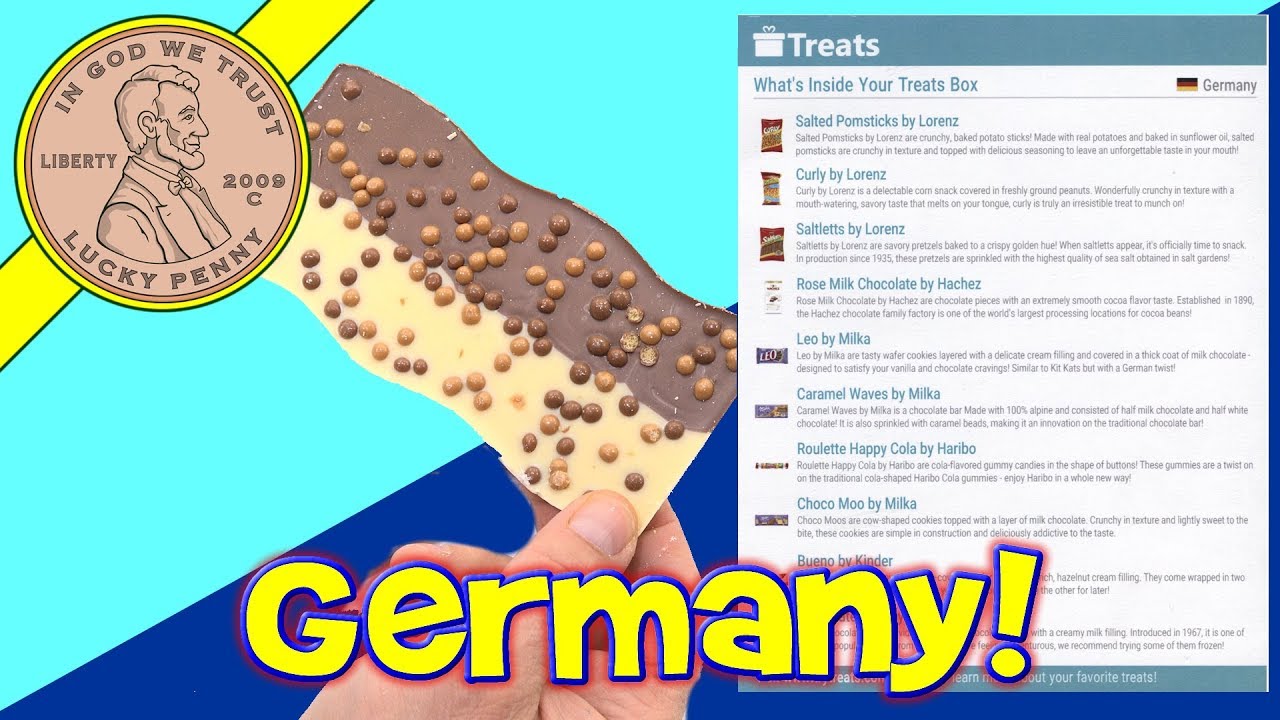 Try Treats Germany Unboxing Monthly Subscription Box - YouTube