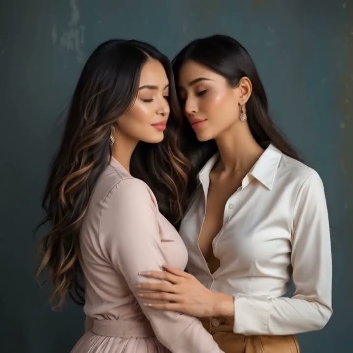 Sophistication in Every Gesture: Two Women Share a Special Kiss #wlw #love #kissing #kiss - YouTube