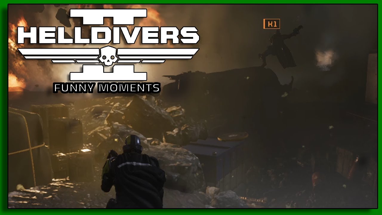 Helldivers 2 Funny Moments - Fighting Bugs for Democracy! - YouTube