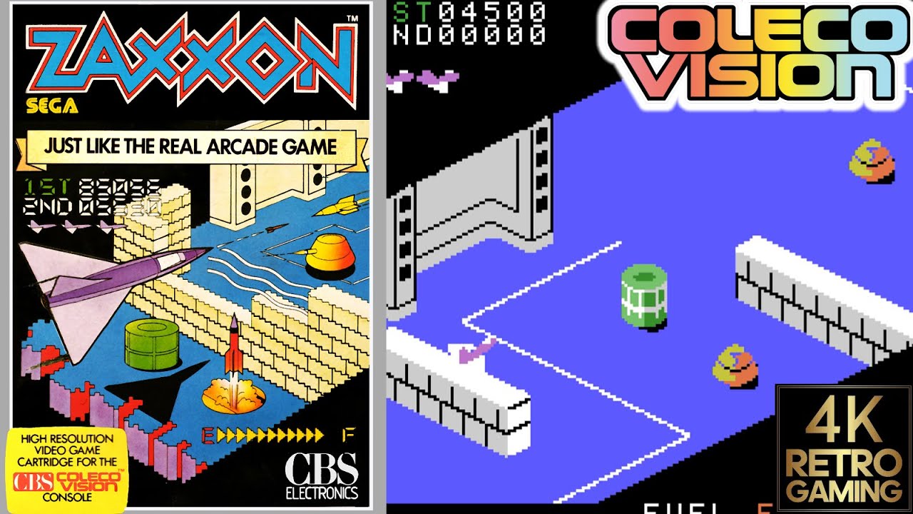 Zaxxon Colecovision 4k Gameplay - YouTube