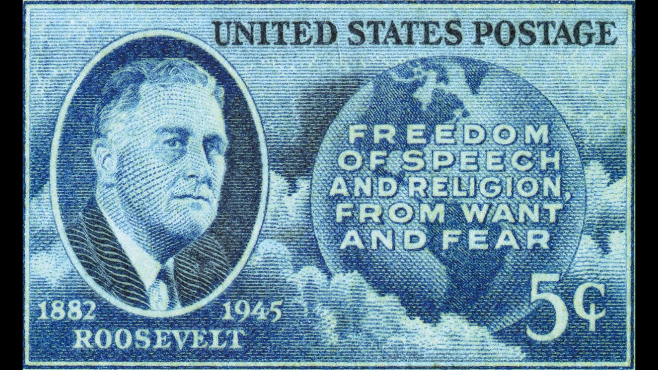 History Snapshot: FDR gave his Four Freedoms speech - YouTube