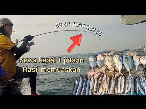 sewa perahu mancing 1 jutaan hasil memuaskan - YouTube