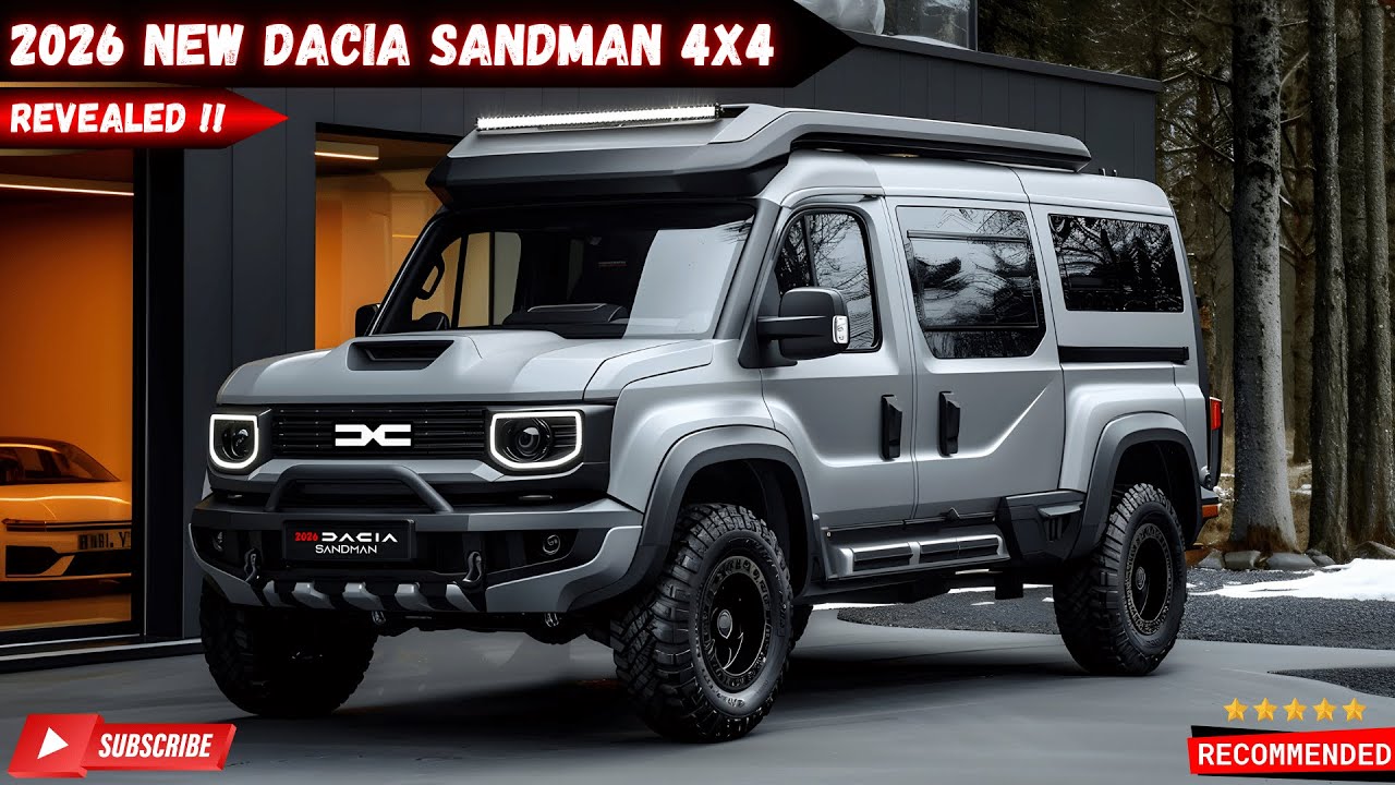 New 2026 Dacia Sandman 4x4: Official Reveal & In-Depth Analysis - Price, Specs, and More! - YouTube