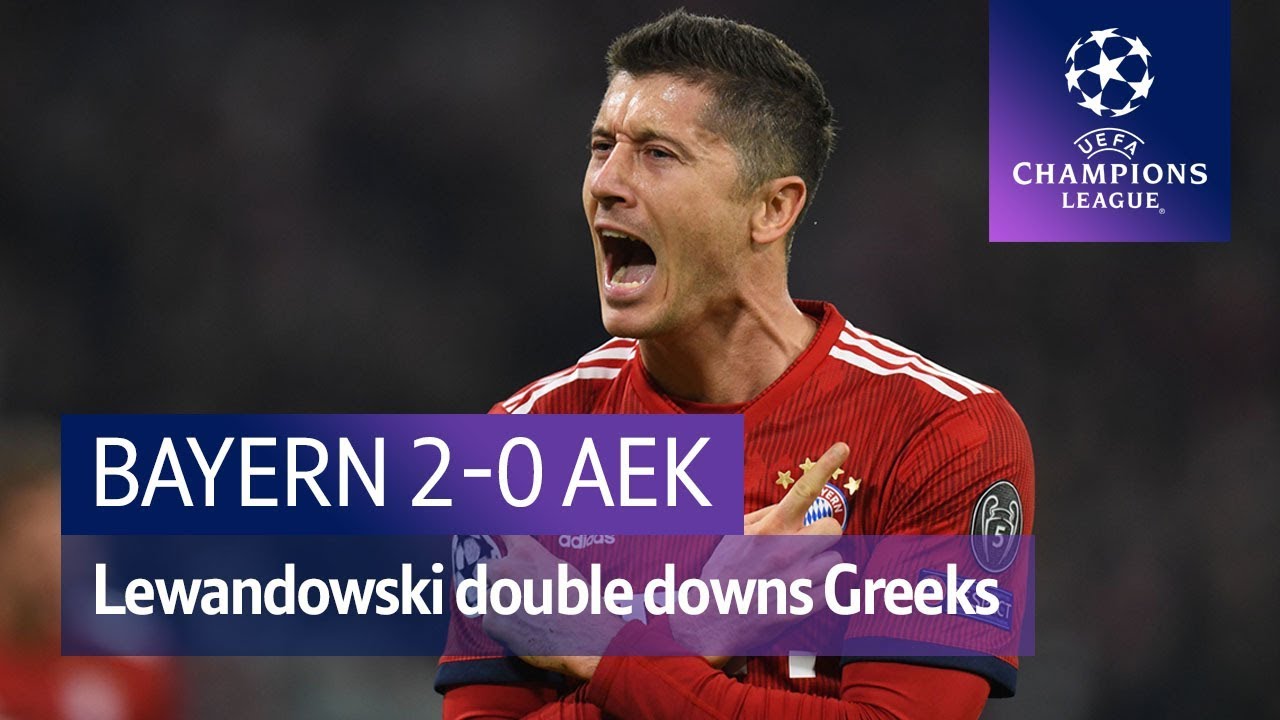 Bayern Munich vs AEK Athens (2-0) UEFA Champions League highlights ...