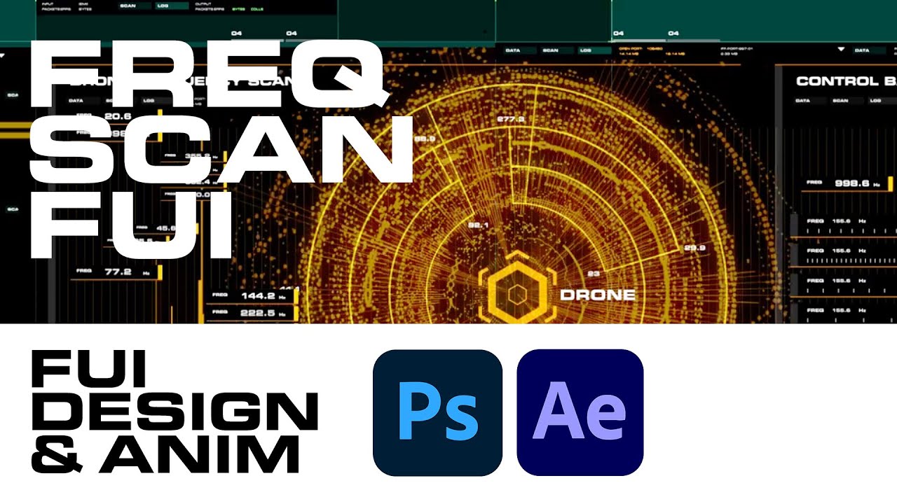 ARROW - FUI Frequency Scan Monitoring Design & Animation - YouTube