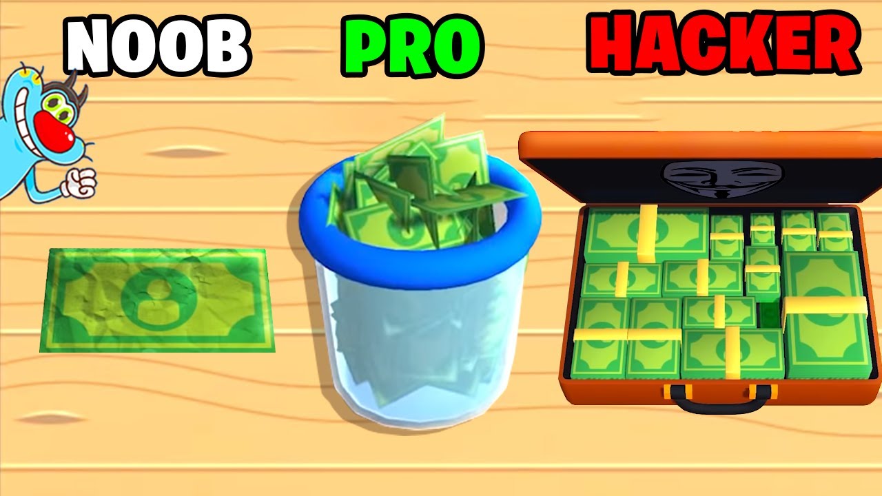 NOOB vs PRO vs HACKER | In Money Buster | With Oggy And Jack | Rock ...