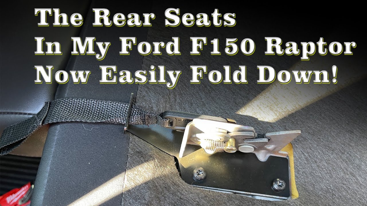 BuiltRight Industries Rear Seat Release Make The Rear Seats in My Ford ...
