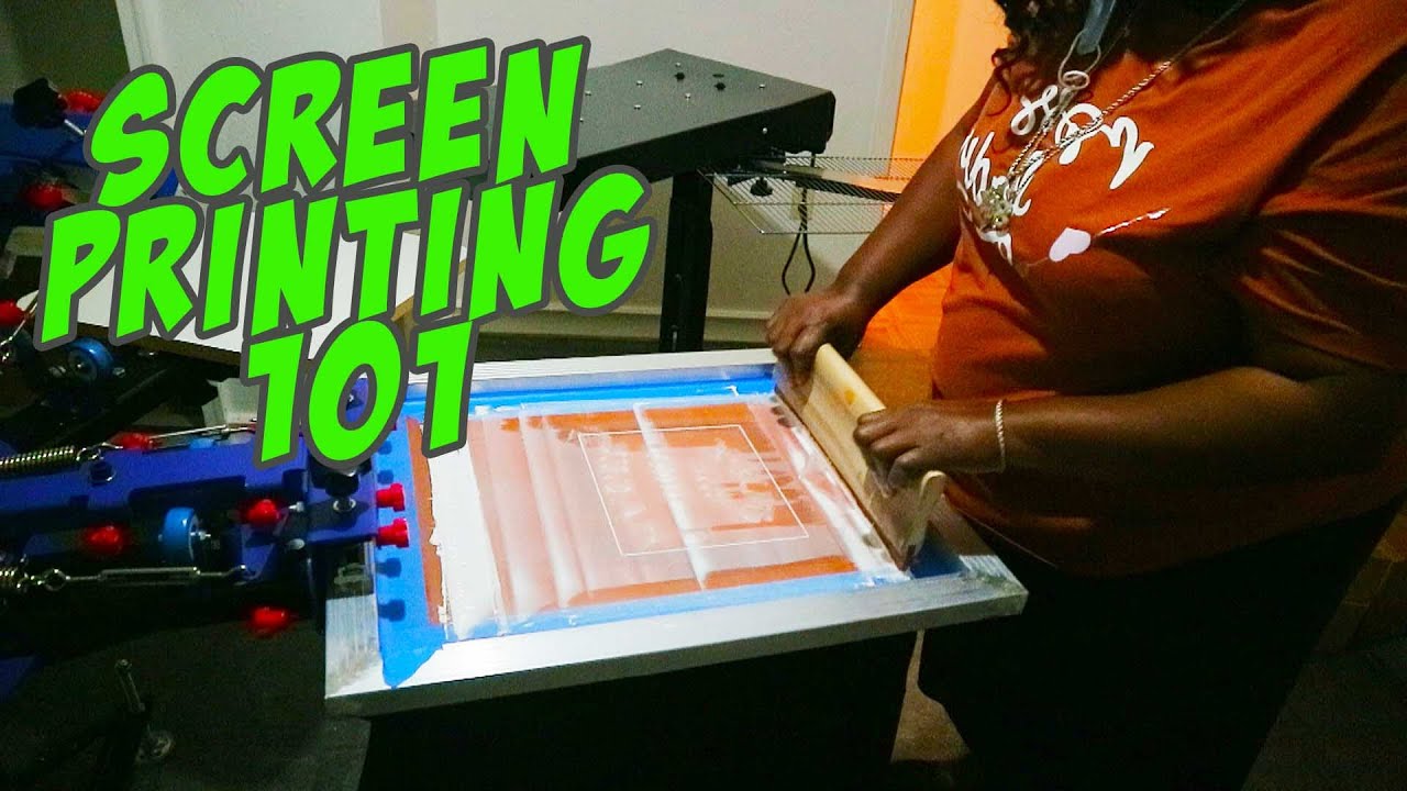 My First One On One Training Session (Teaching Screen Printing In ...