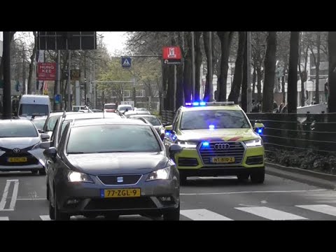 MMT-auto 17-902 met spoed naar een melding in Rotterdam - YouTube