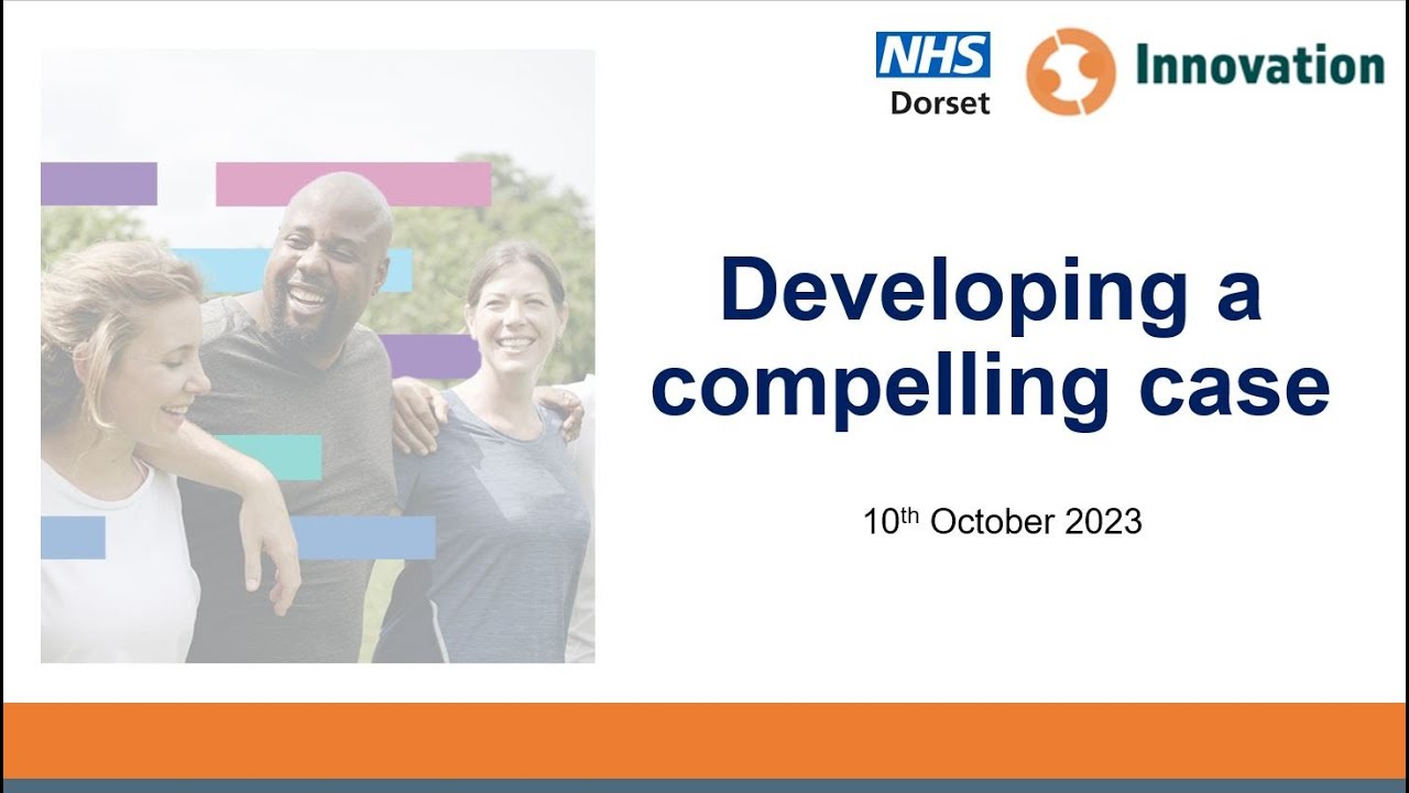 Dorset Innovation Hub & NHS Dorset Business case development workshop ...