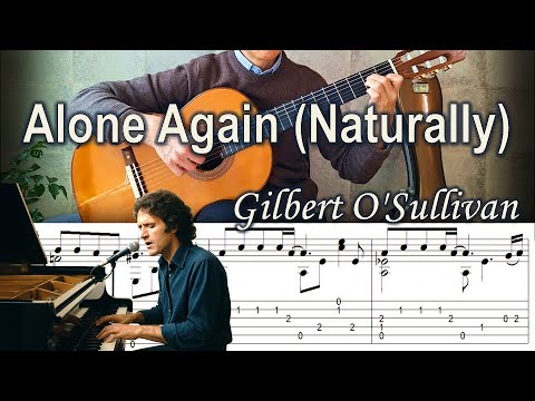 Alone Again (Naturally) - Fingerstyle Guitar | TAB, Lyrics