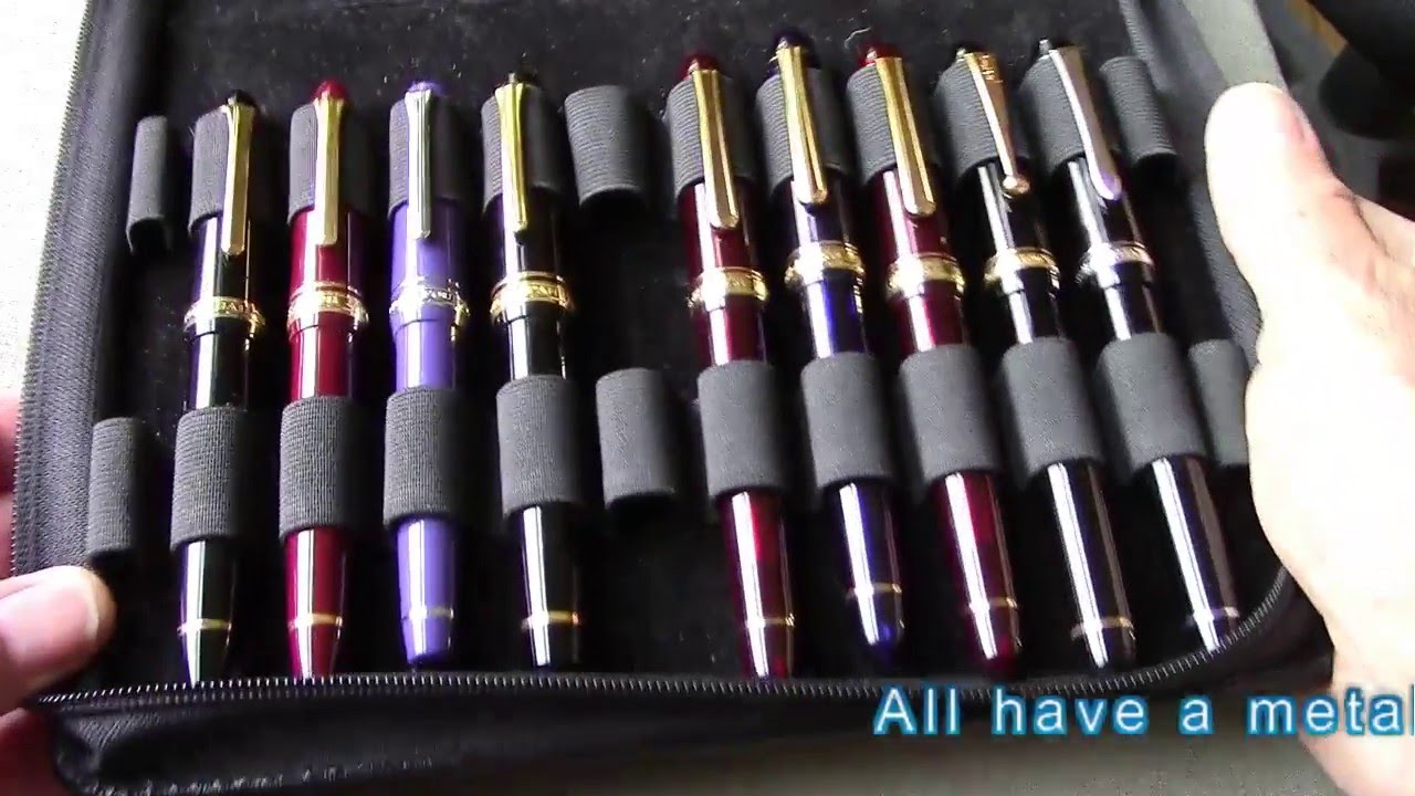 Fountain Pens - Various Japanese Nibs - YouTube