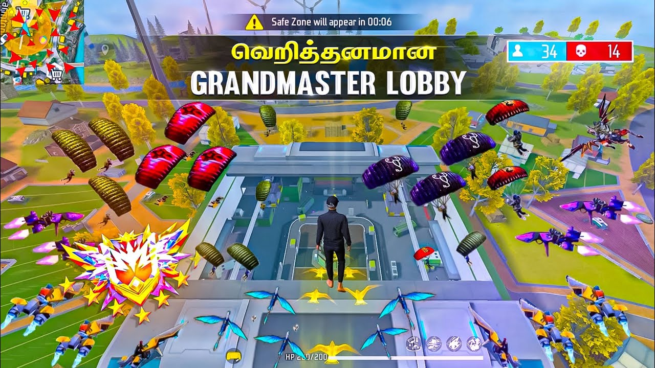 🔥 வெறித்தனமான GRANDMASTER LOBBY 🔥 NEXTRA MAP 💀 DIAMONDS GIVEAWAY 💎 BEST ...