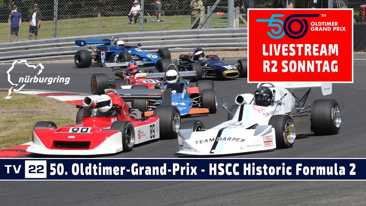 RE-LIVE HSCC – Historic Formula 2 Rennen 2 beim 50. Oldtimer-Grand-Prix ...