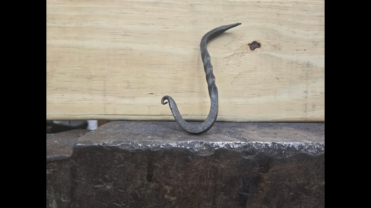 Blacksmith 101 Part 4 Making a Drive Hook - YouTube