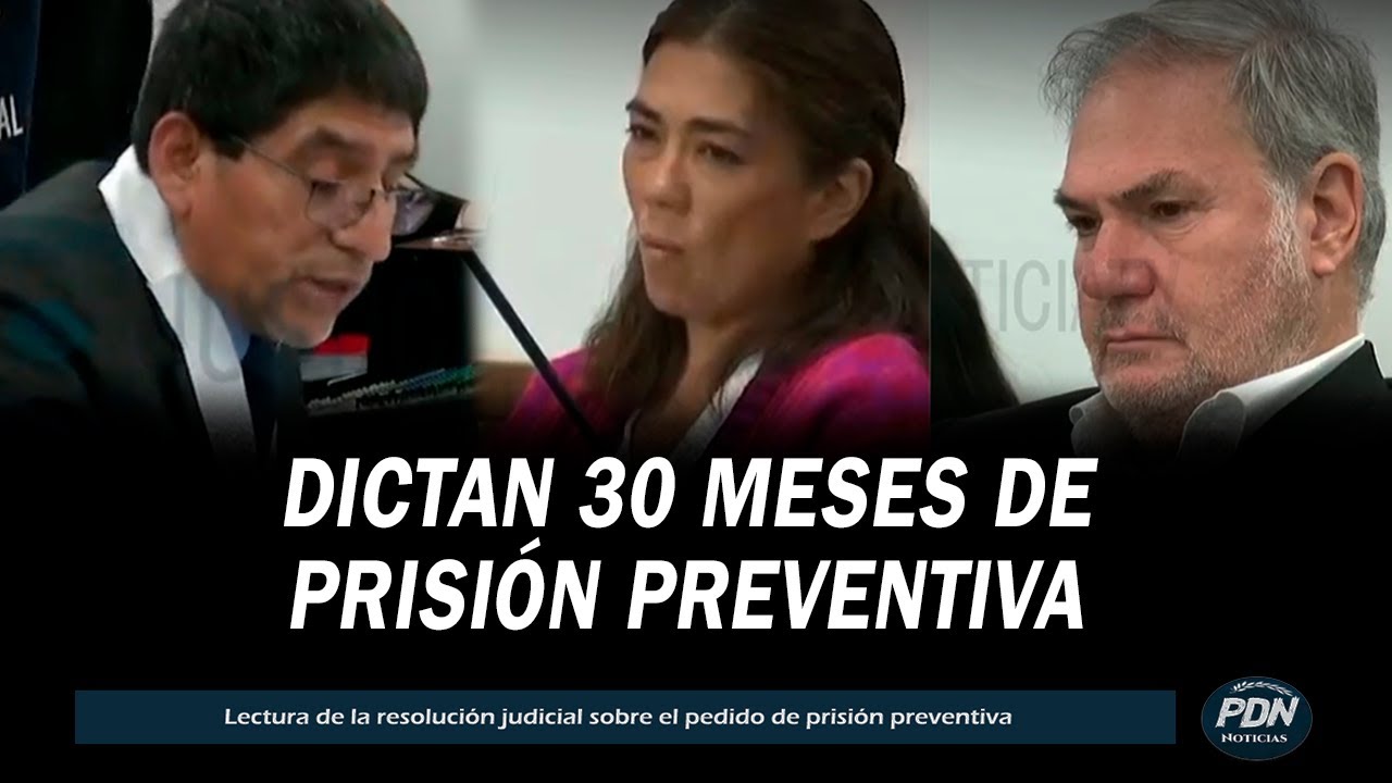 DICTAN 30 MESES DE PRISION PREVENTIVA A MAURICIO FERNANDINI Y SADA GORAY - YouTube