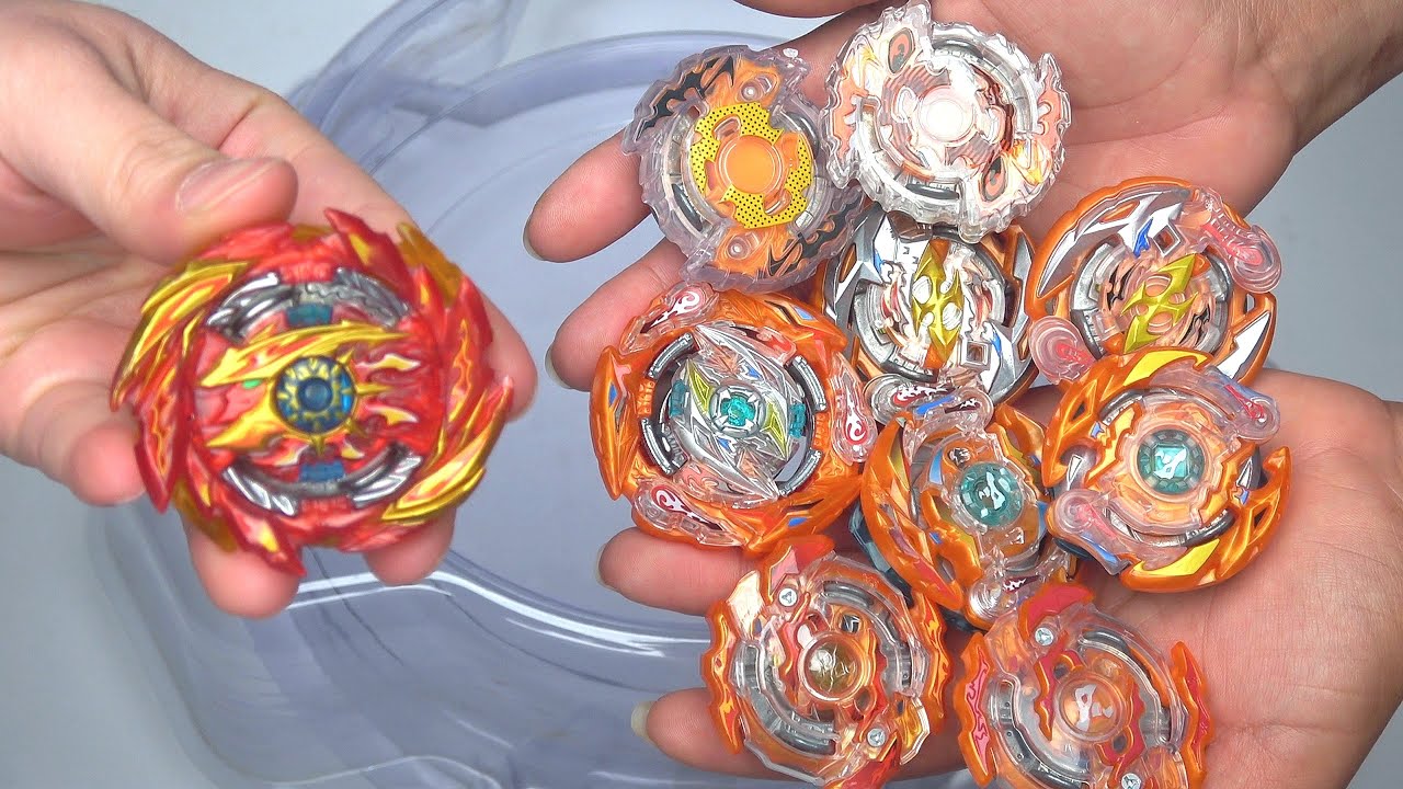 SUPER HYPERION vs ALL RAGNAROK ROKTAVOR BEYS | Beyblade Burst Super ...