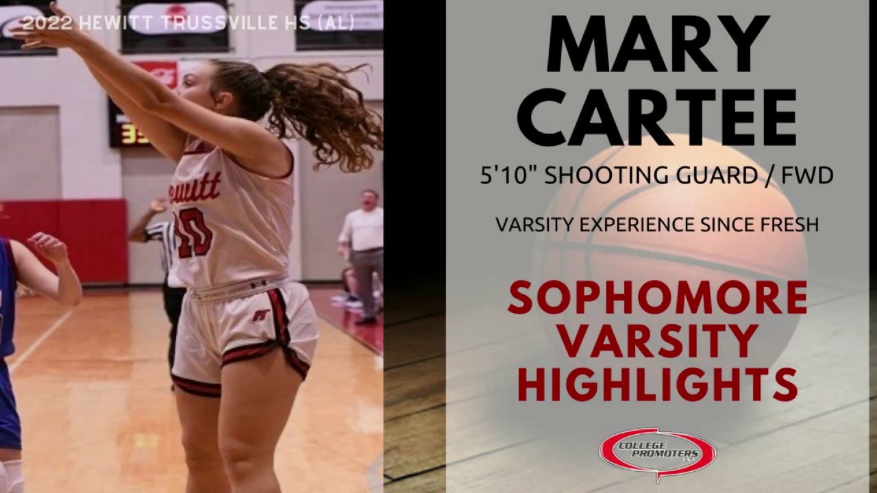 Mary Cartee | 5'10" SG/SF | Sophomore Varsity Highlights c/o 2022 - YouTube