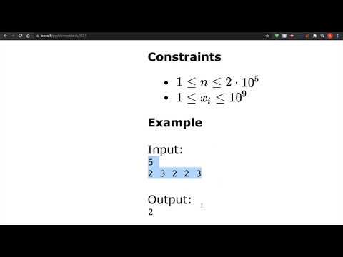 CSES - Distinct Numbers, Video Editorial - YouTube