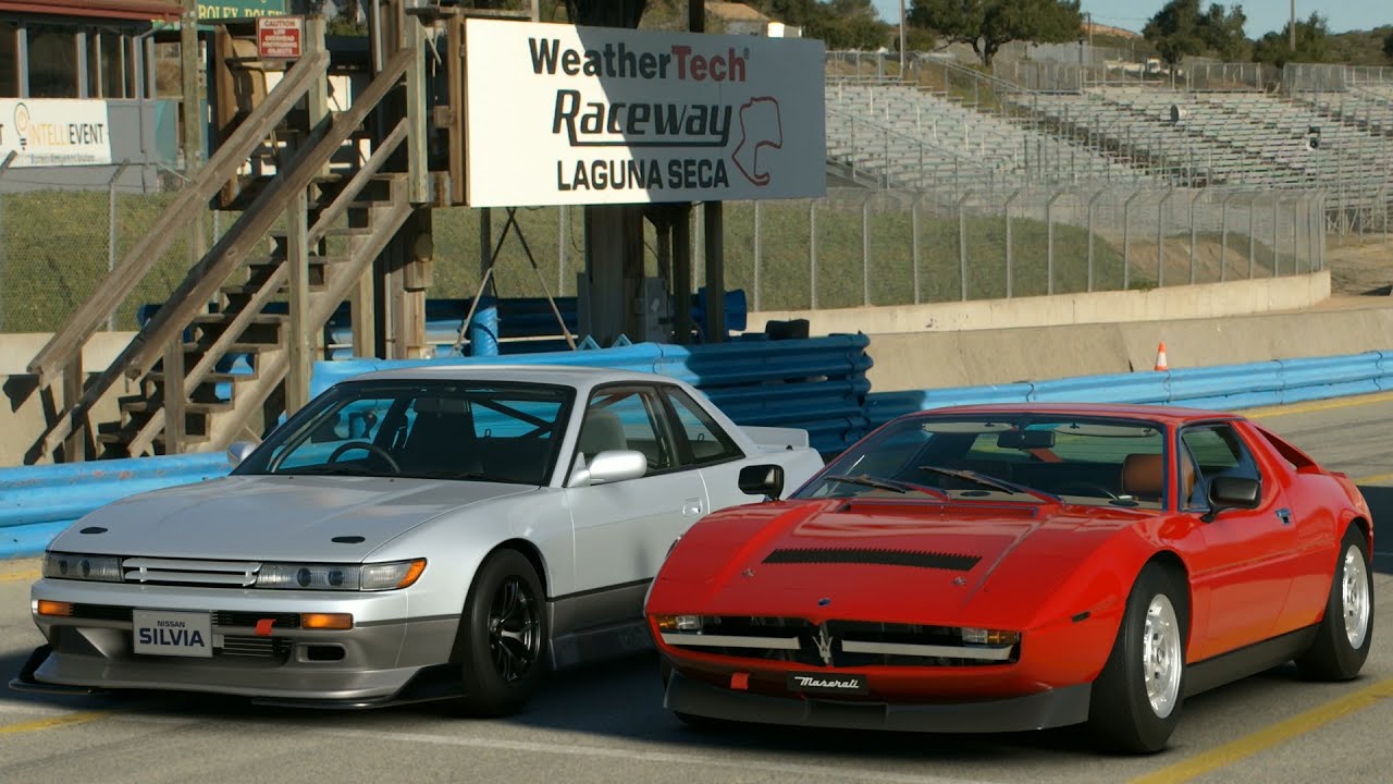 GT7 Time Trials - Maserati Merak SS '80 VS Nissan Silvia '90 - YouTube