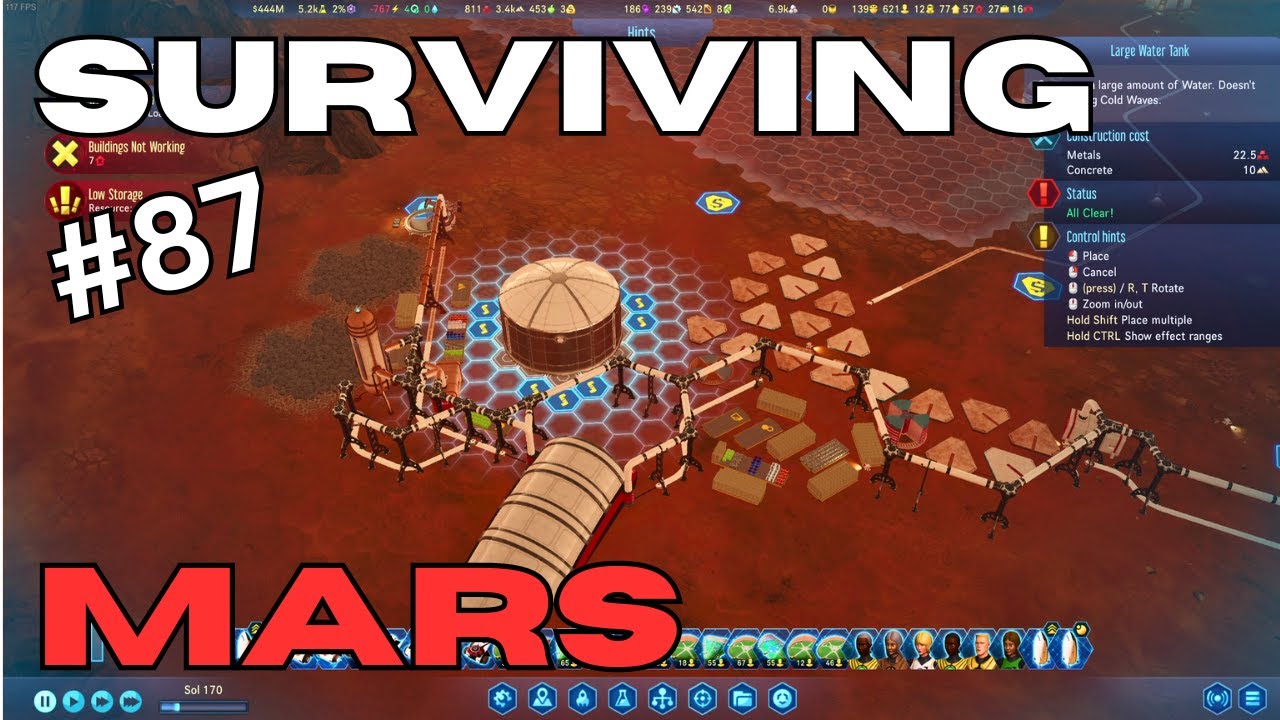 The Real Deal About Water Storage on Mars - Let's Play Surviving Mars ...