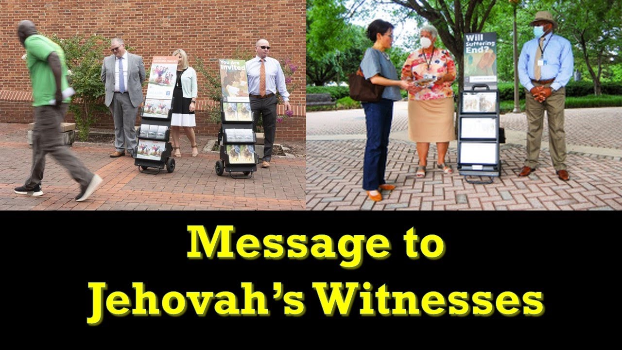 Message to Jehovah's Witnesses | Street Preaching - YouTube