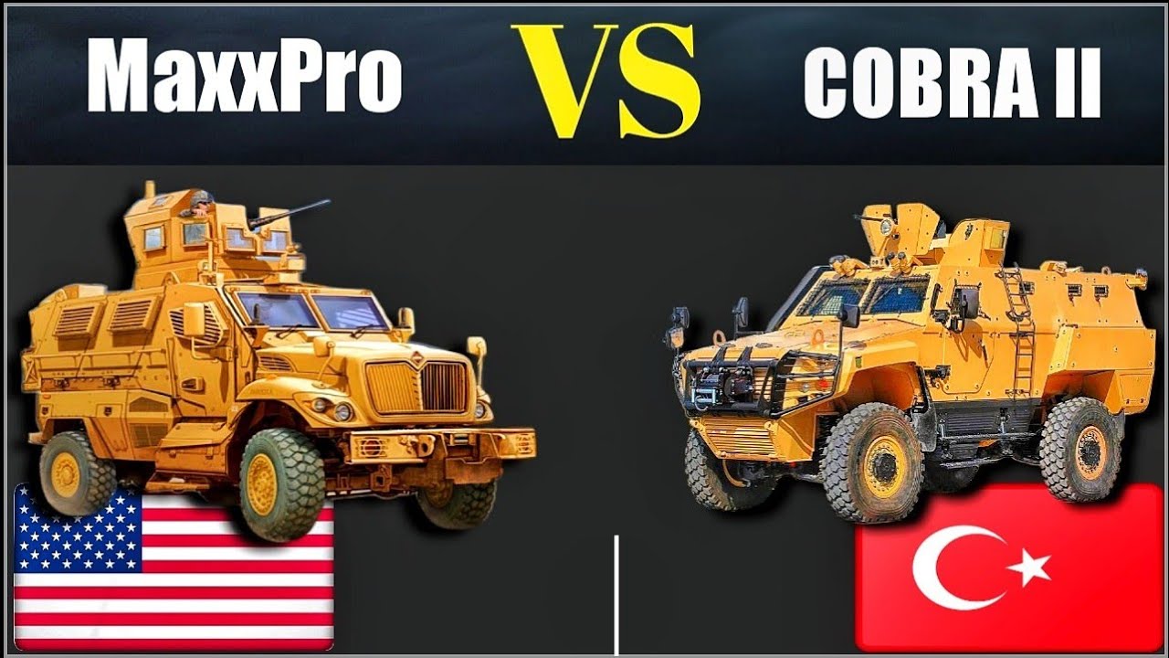 Turkish Otokar Cobra II vs American MaxxPro MRAP - YouTube